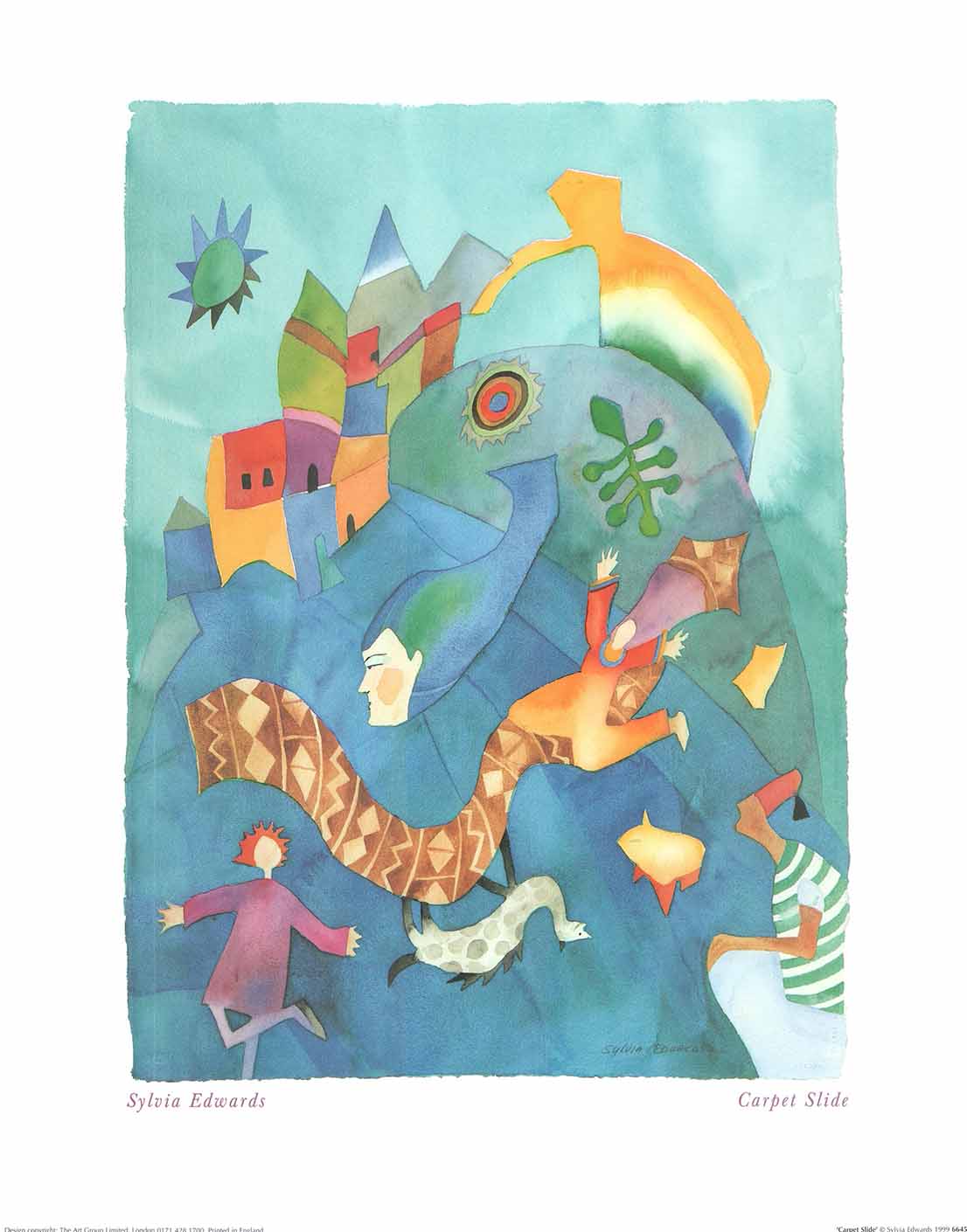Carpet Slide by Sylvia Edwards - 16 X 20 Inches (Art Print) – Artistica ...
