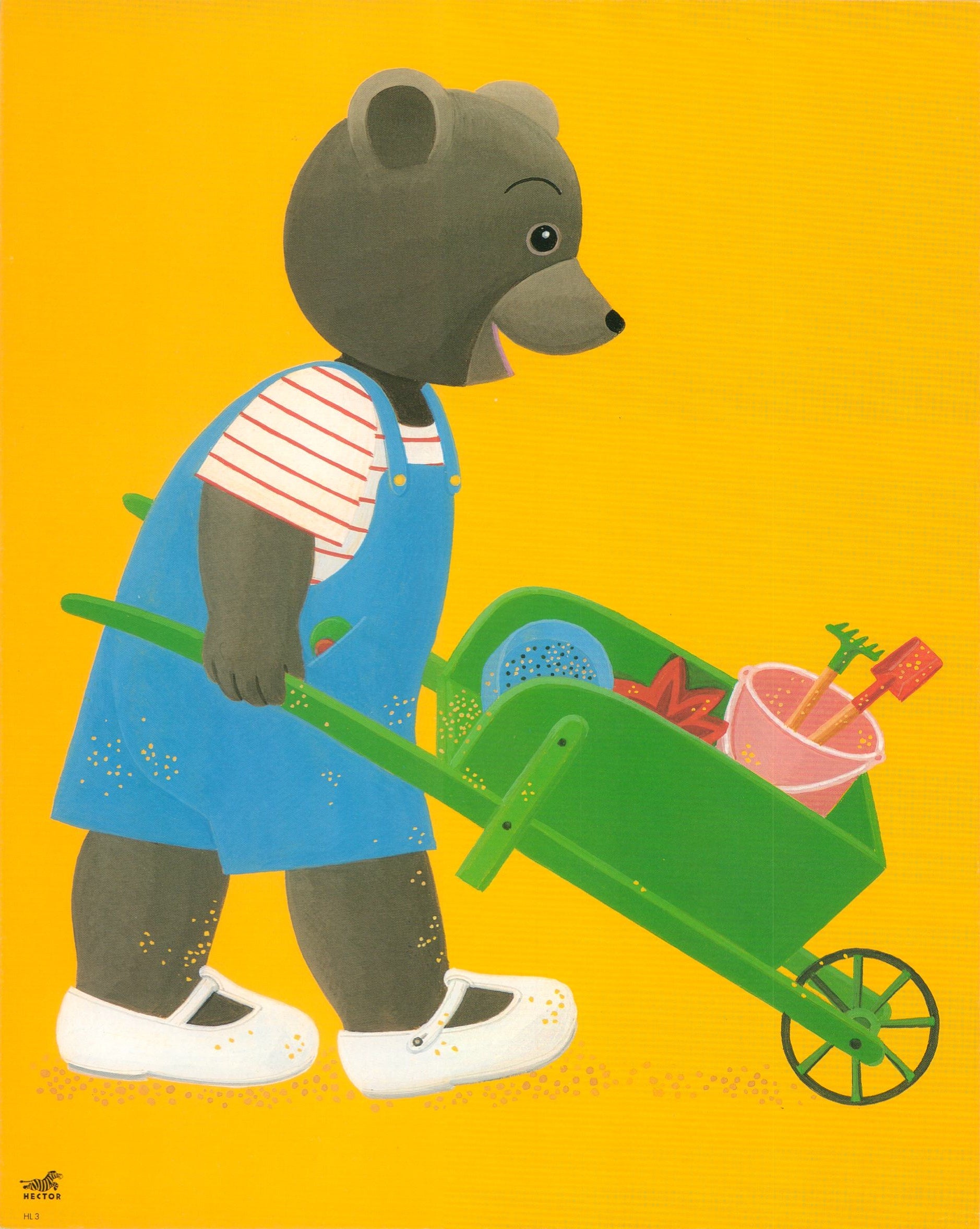 Little Brown Bear by Danièle Bour - 10 X 12 Inches (Art Print ...