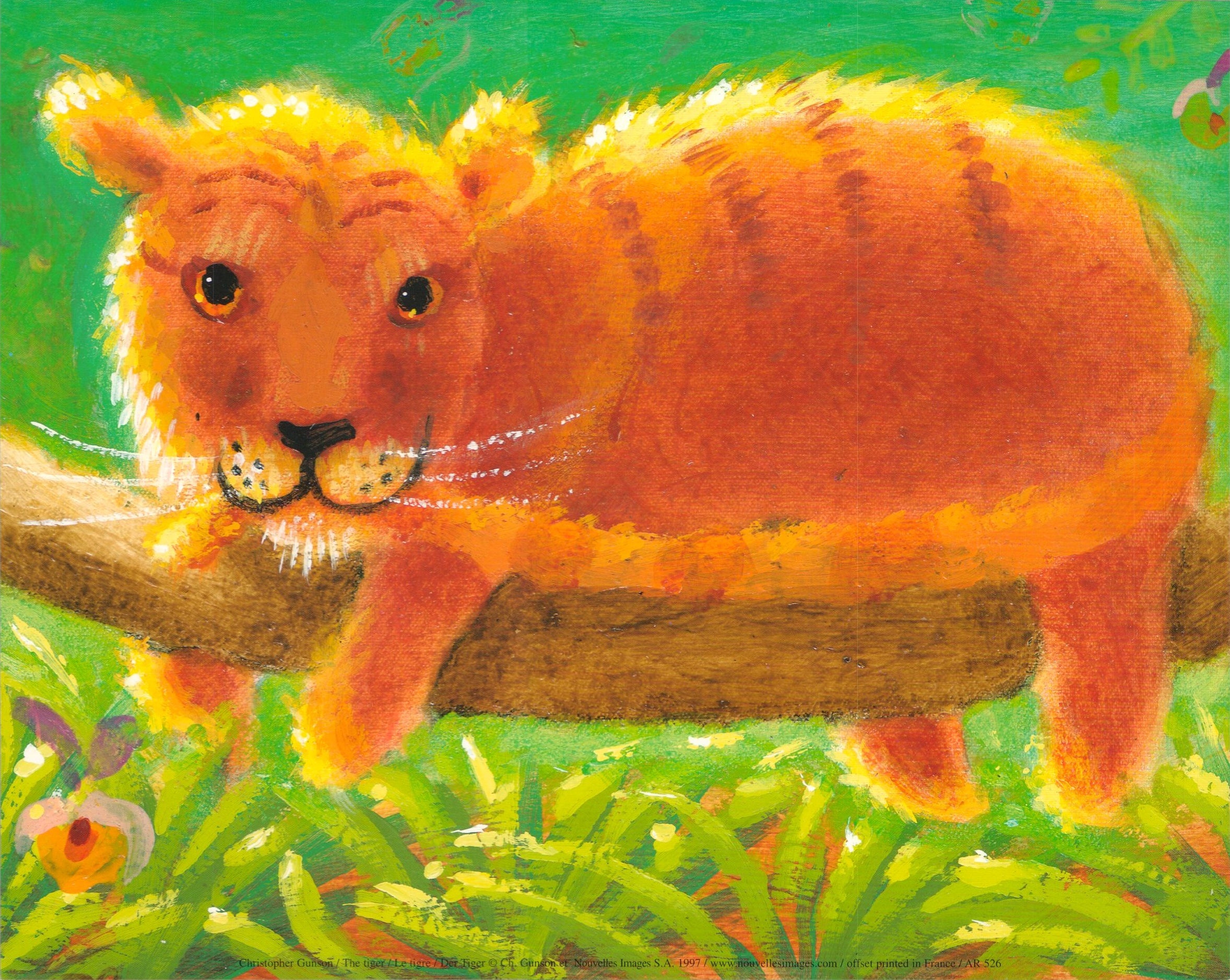 The Tiger by Christopher Gunson - 10 X 12 Inches (Art Print ...