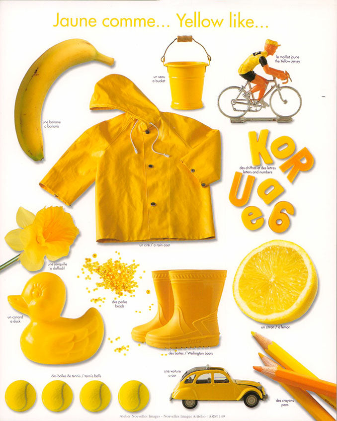 Yellow like... by Atelier Nouvelles Images - 10 X 12 "(Art Print ...