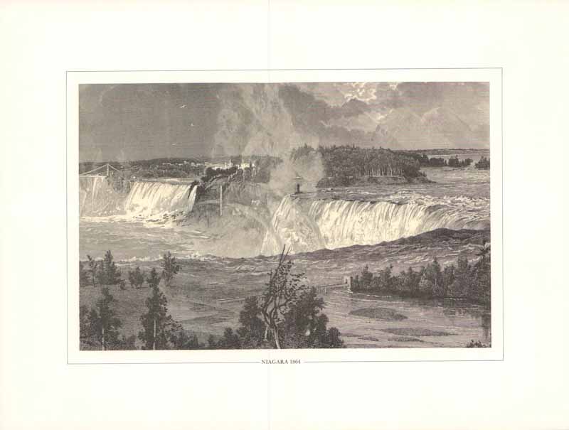Niagara Falls, 1872 by Samuel Valentine Hunt - 9 X 12 Inches (Art Prin ...