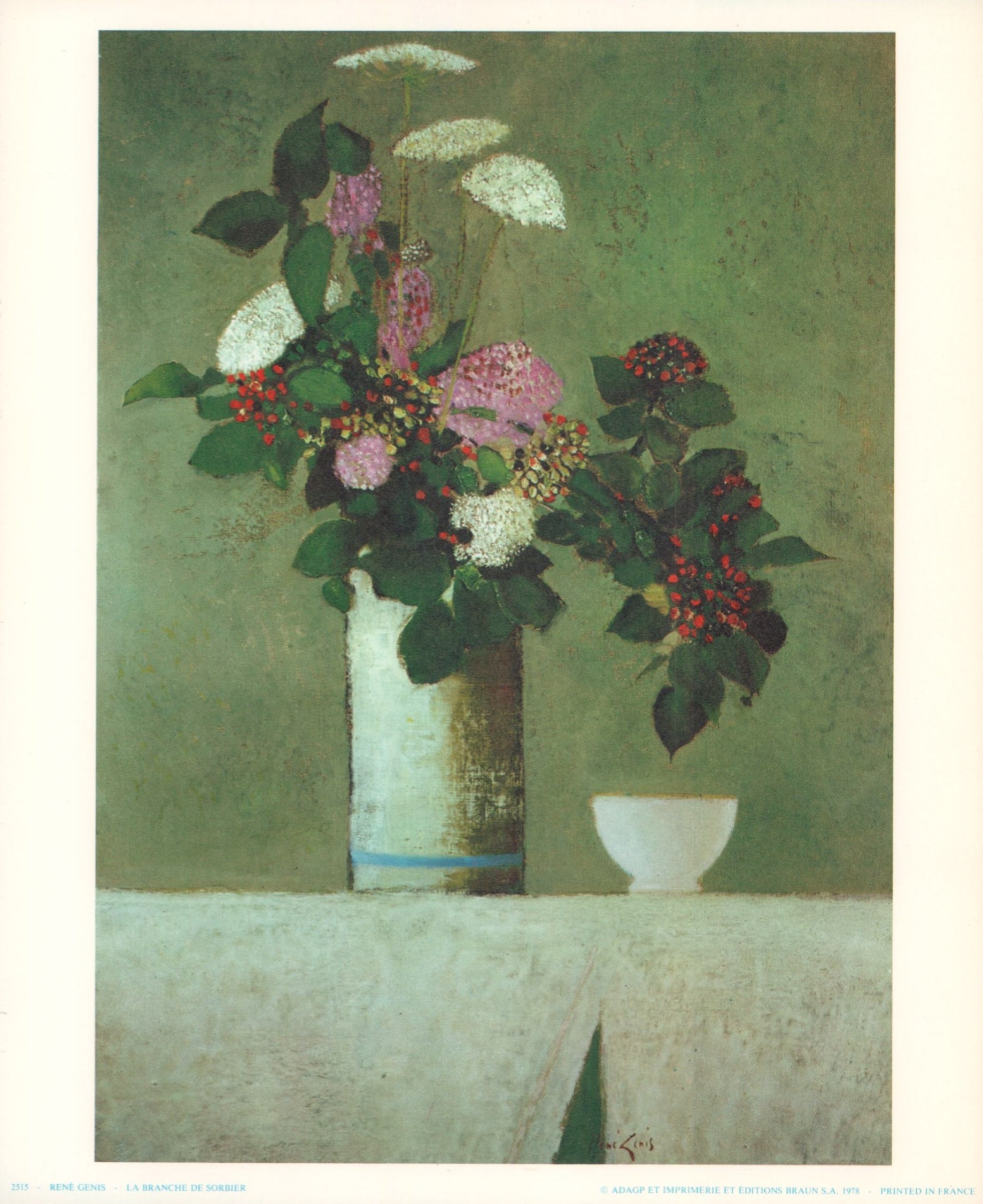 Sorb Branch, 1977 by René Genis - 10 X 12 Inches (Art Print ...