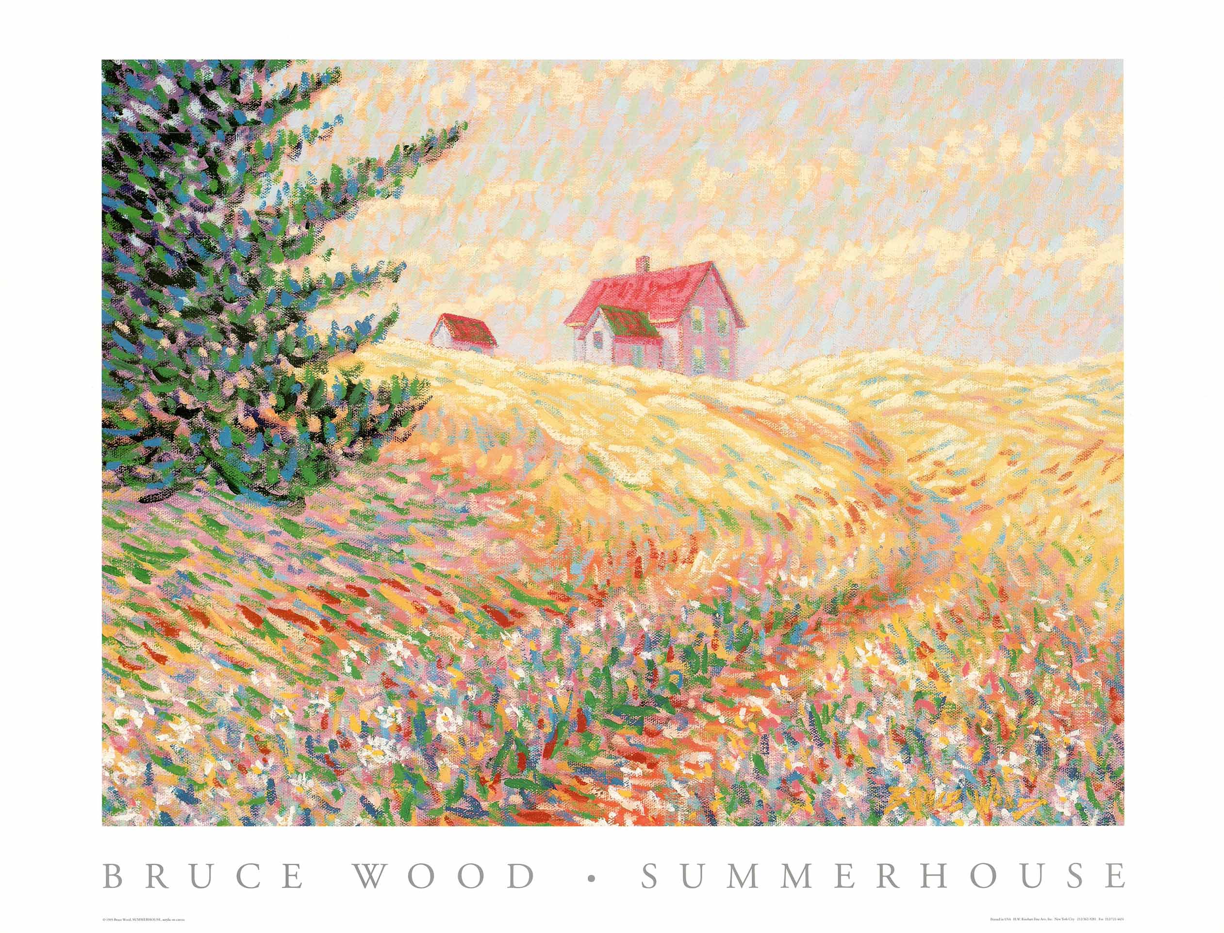Summerhouse by Bruce Wood - 27 X 35 Inches (Offset Lithograph ...