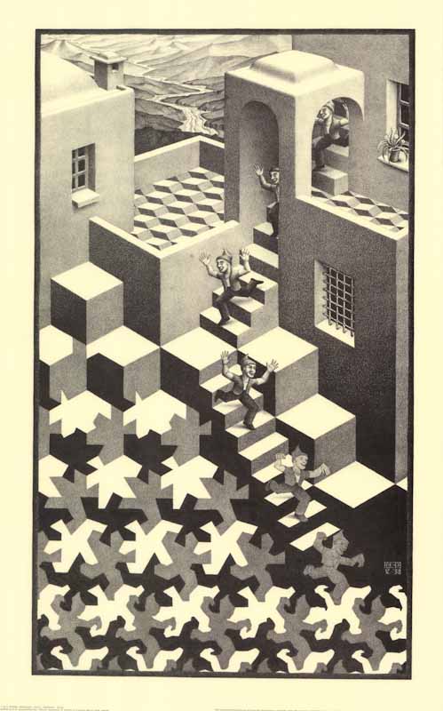 Cycle by M. C. Escher - 22 X 34 Inches (Art Print) – Artistica Fine Art