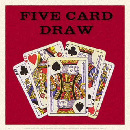 Five Card Draw by Paula Scaletta - 8 X 8 Inches (Art Print) – Artistica ...