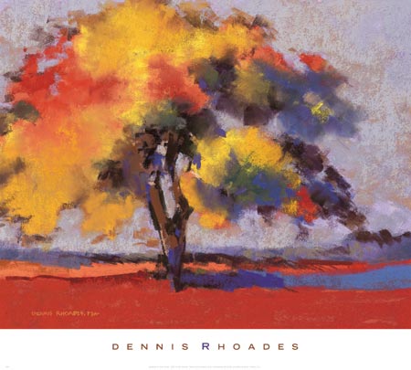 Twilight Oak I by Dennis Rhoades - 18 X 20 Inches (Art Print ...