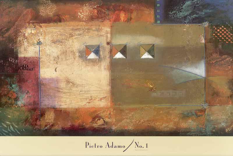 Triad I by Pietro Adamo - 24 X 36 Inches (Art Print) – Artistica Fine Art