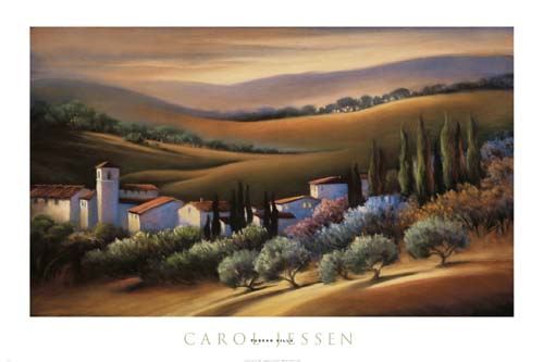 Tuscan Villa by Carol Jesson - 24 X 36 Inches (Art Print) – Artistica ...