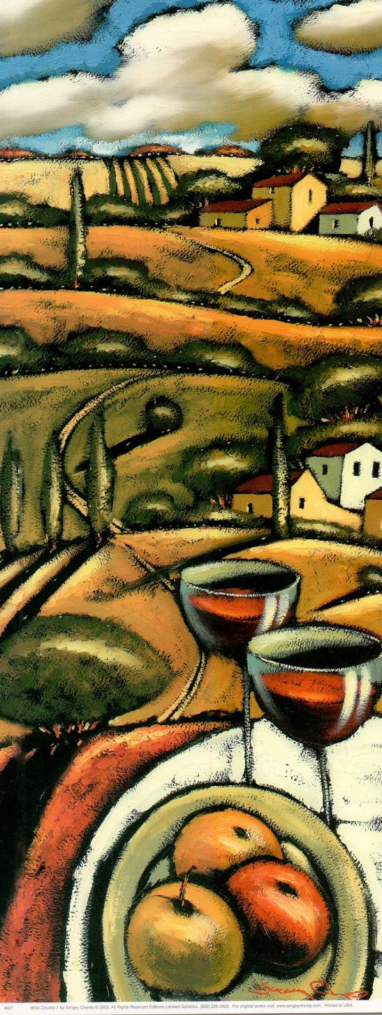 Wine Country I by Sergey Cherep - 8 X 20 Inches (Art Print) – Artistica ...