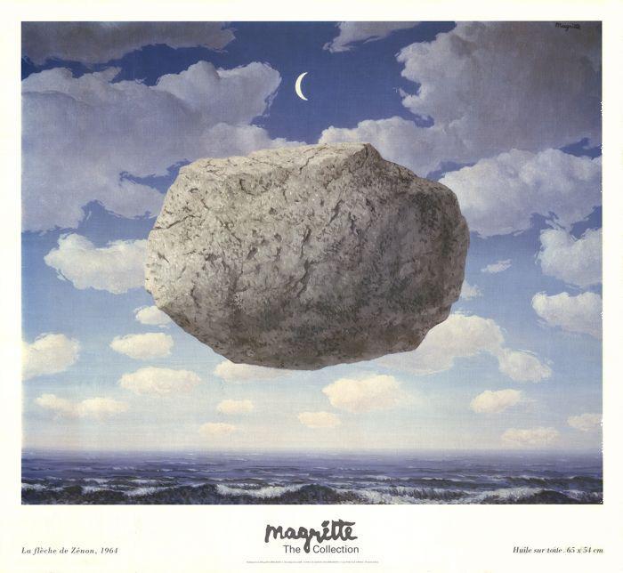 La Flèche de Zénon, 1964 by René Magritte - 40X43" (Offset Lithograph ...