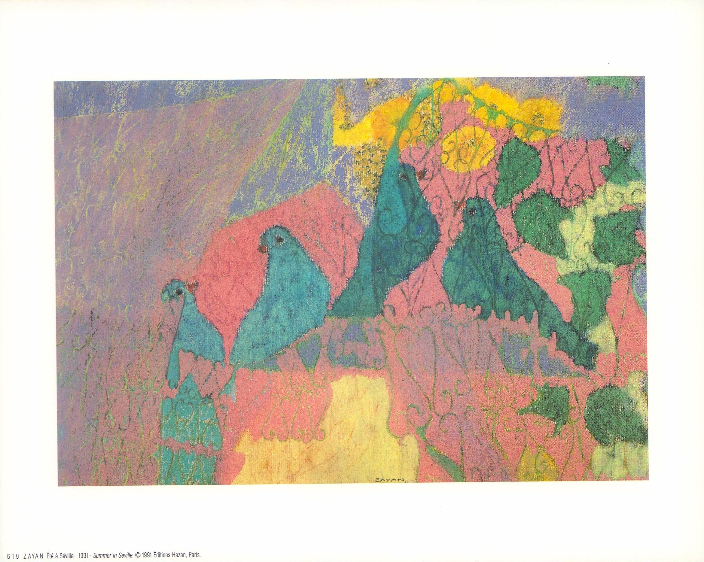 Summer in Séville, 1991 by Zayan - 10 X 12 Inches (Art Print ...