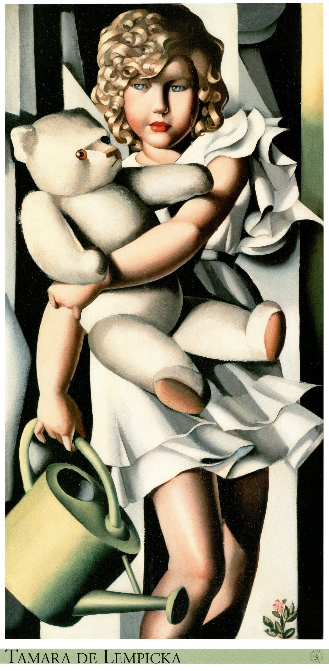 Portrait de Mlle. Poum Rachou,1934 by Tamara de Lempicka-20X40"(Art ...