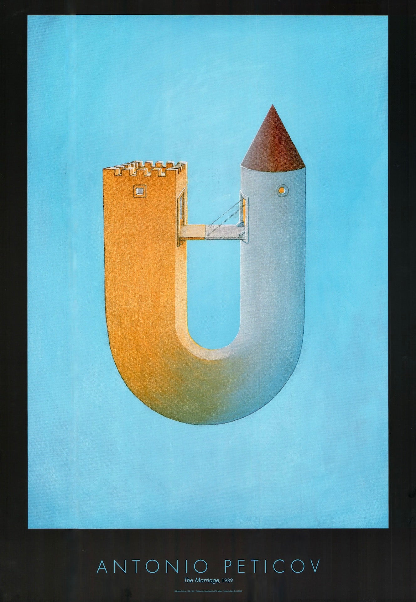 The Marriage, 1989 by Antonio Peticov - 28 X 40 Inches (Art Print ...