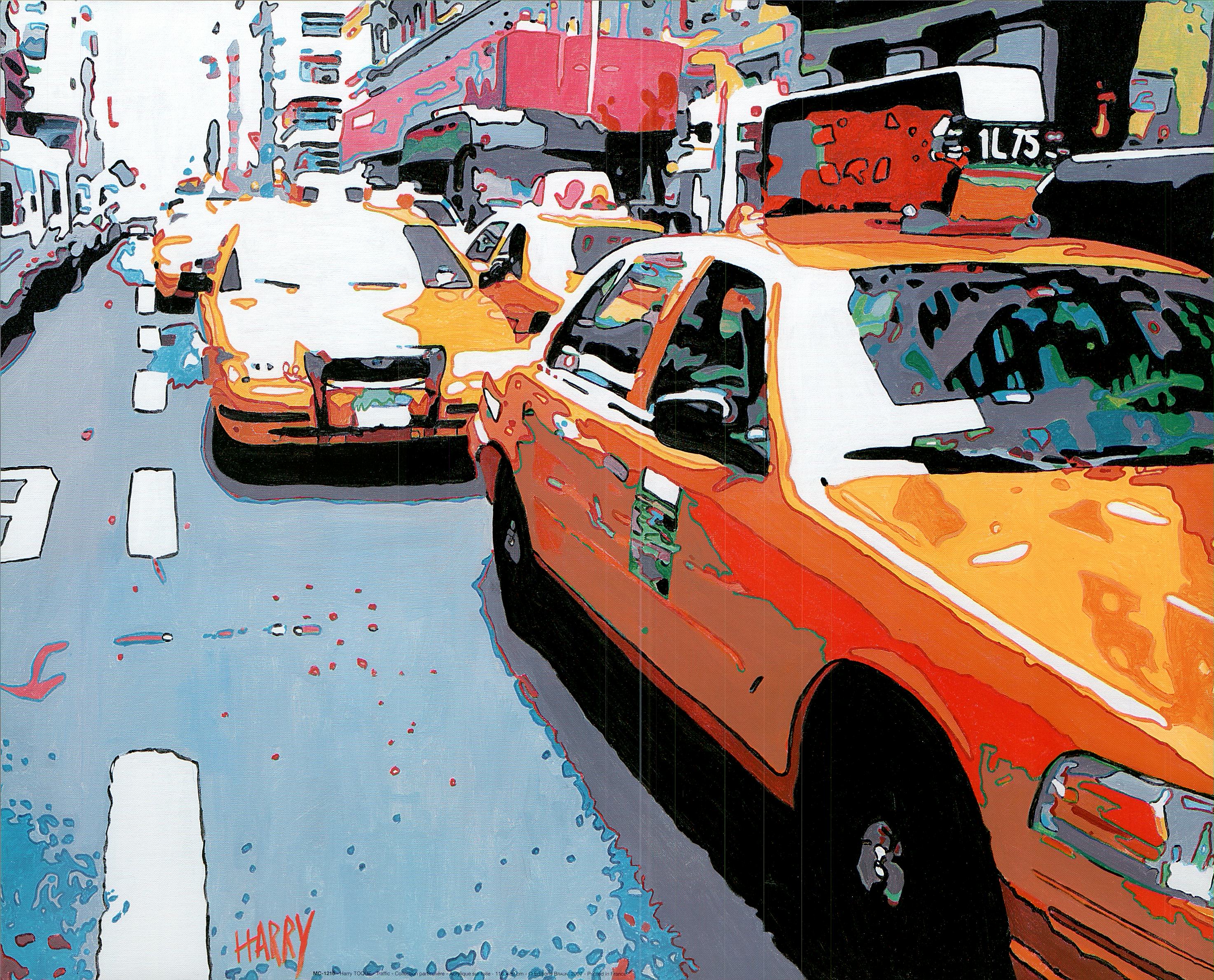 Traffic by Harry Toque - 16 X 20 Inches (Art Print) – Artistica Fine Art