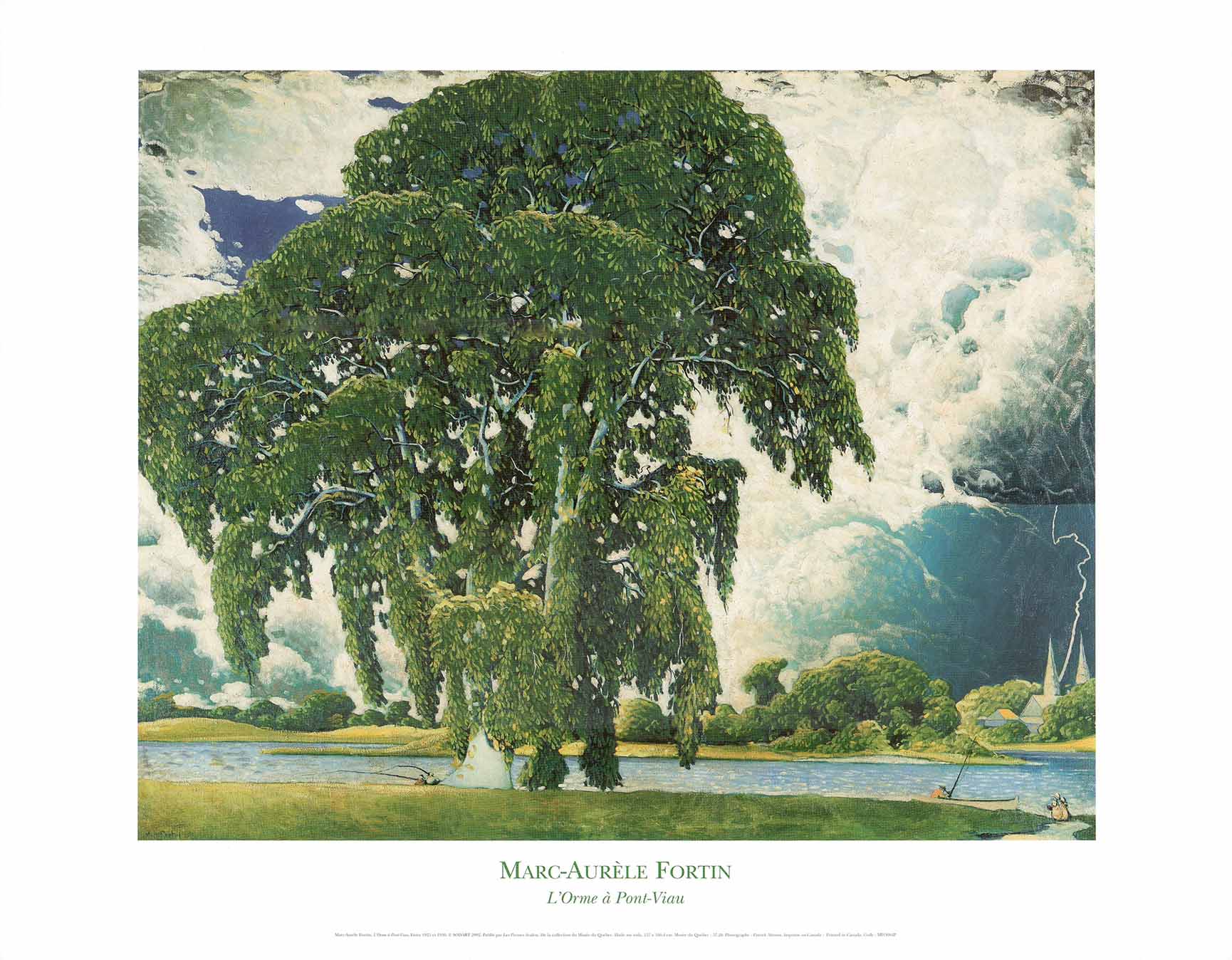 L'Orme a Pont-Viau, 1925-30 by Marc-Aurele Fortin - 19X24" (Art Print ...