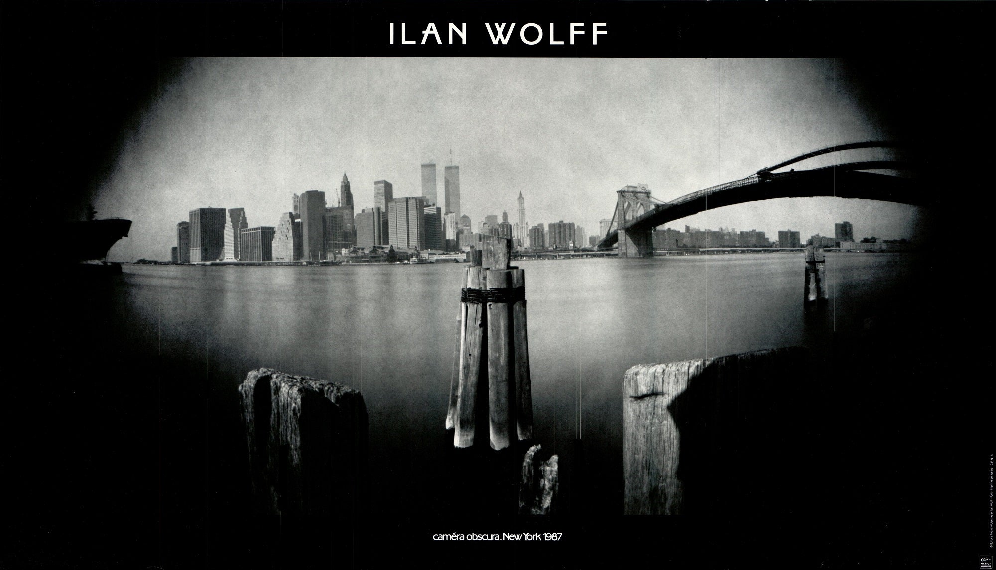 Caméra obscura. New York 1987 by Ilan Wolff - 18 X 32 Inches (Offset L ...