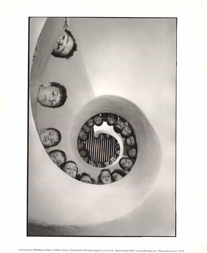 Children's Library by Martine Franck - 10 X 12 Inches (Art Print ...