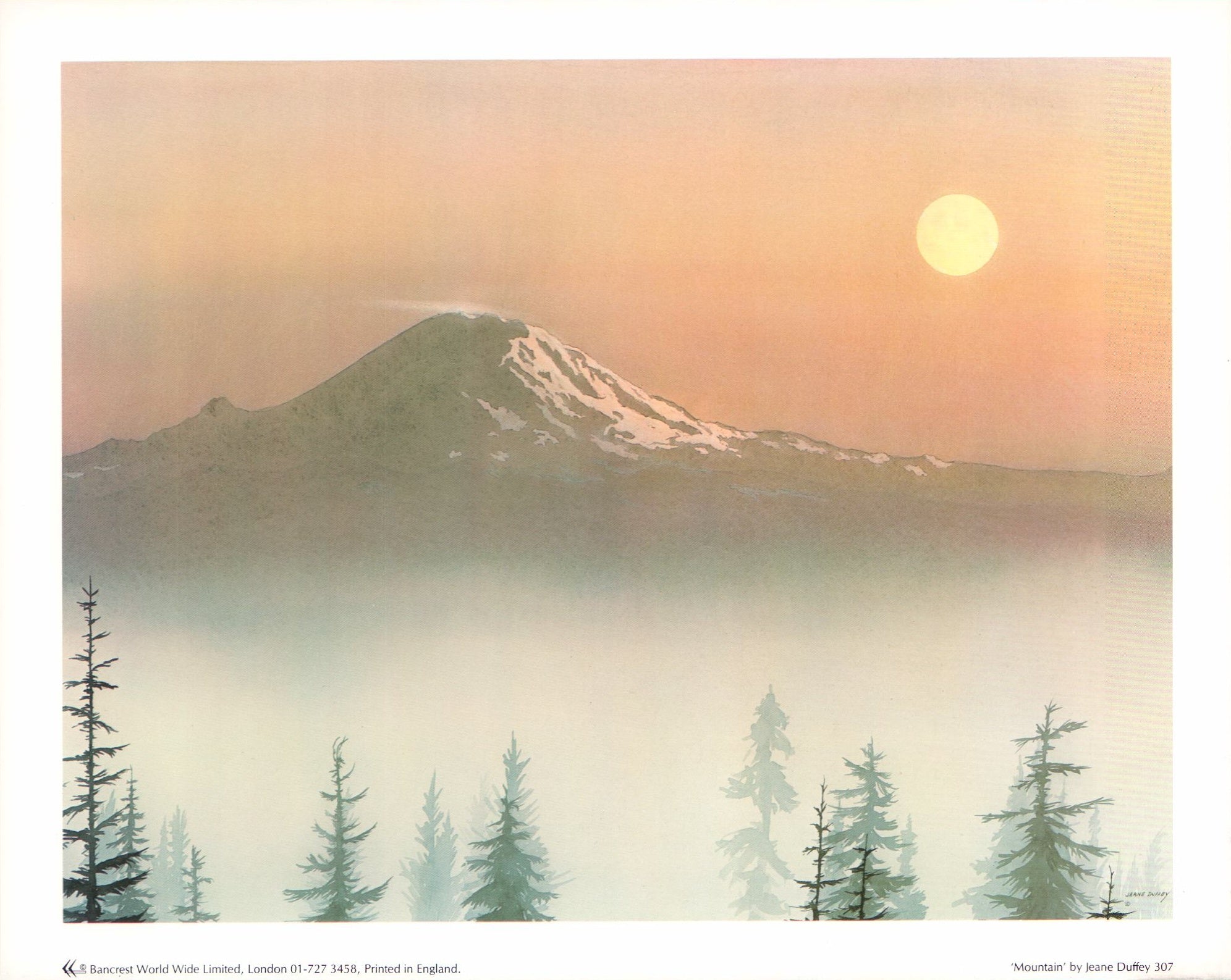 Mountain by Jeane Duffey - 10 X 12 Inches (Art Print) – Artistica Fine Art
