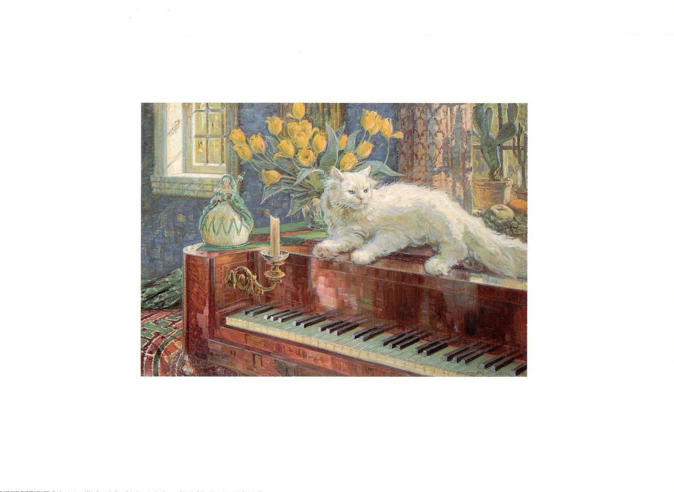 Soleil sur le Piano, 1931 by Carl Budzt-Moller - 12 X 16'' (Art Print ...