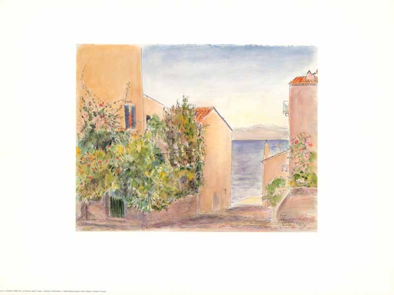 La Ponche, Saint-Tropez by Vincent Breton -12 X 16 Inches (Art Print ...