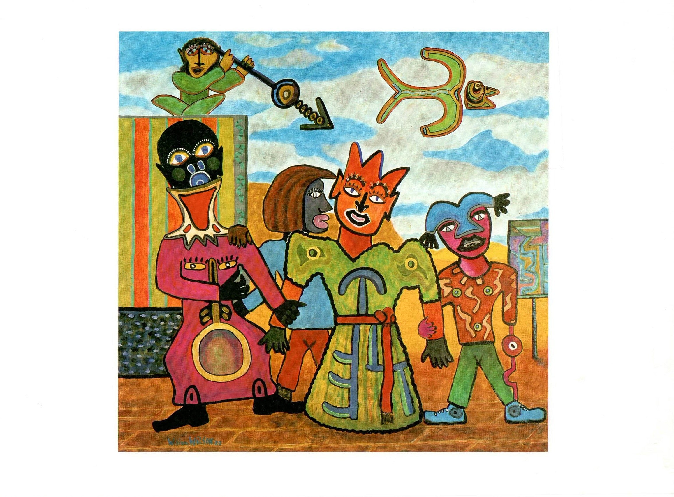 La Famille Royale, 1988 by William Wilson - 12 X 16 Inches (Art Print ...