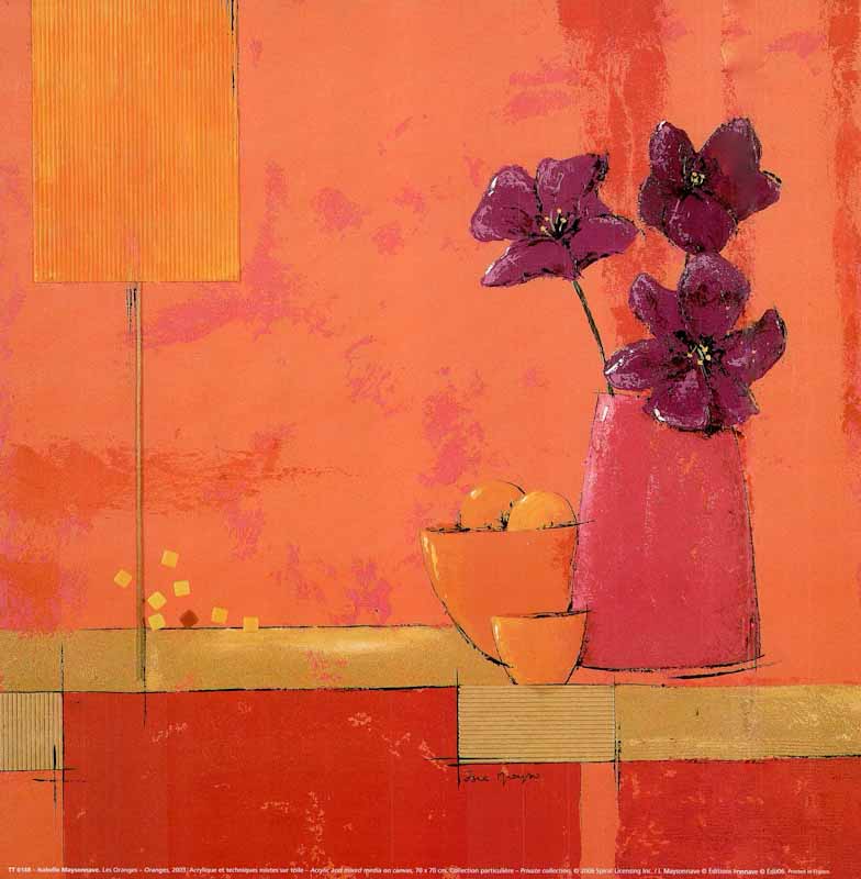Oranges, 2003 by Isabelle Maysonnave - 12 X 12 Inches (Art Print ...