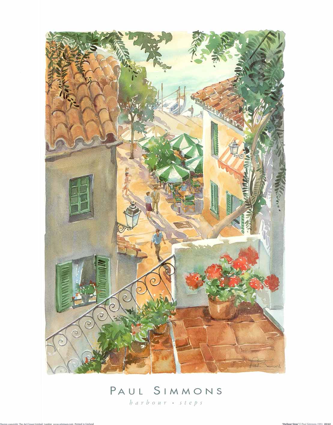 Harbour Steps by Paul Simmons - 16 X 20 Inches (Art Print) – Artistica ...