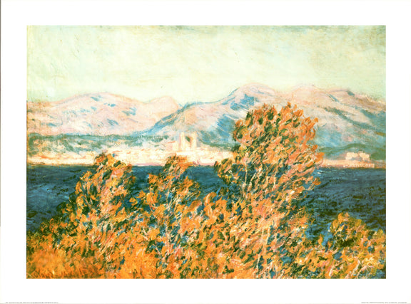 Antibes, View of the Cap, Mistral Wind, 1888 by Claude Monet - 24 X 32 ...