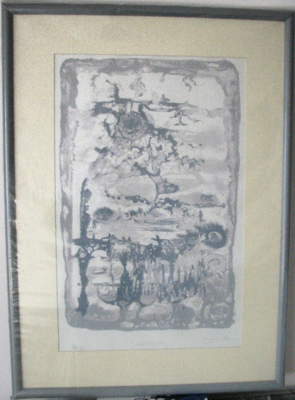 Aquarius by Peter Markgraf - 24 X 34" (Framed Serigraph Titled Numbered ...