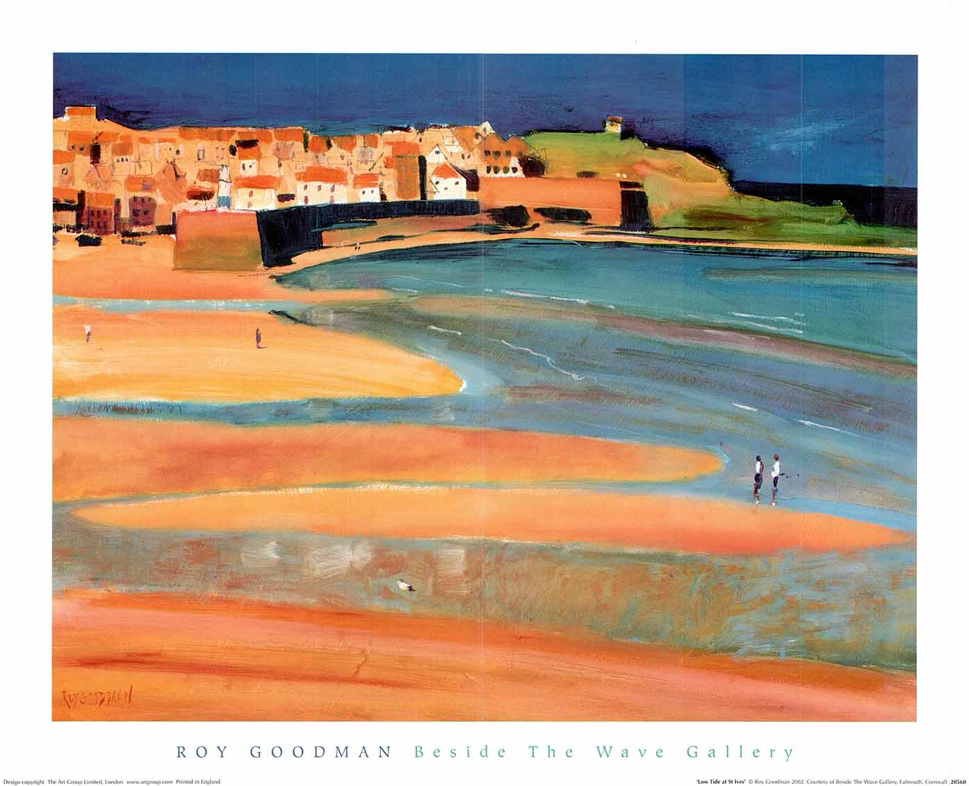 Low Tide at St Ives by Roy Goodman - 16 X 20" - Fine Art Posters ...